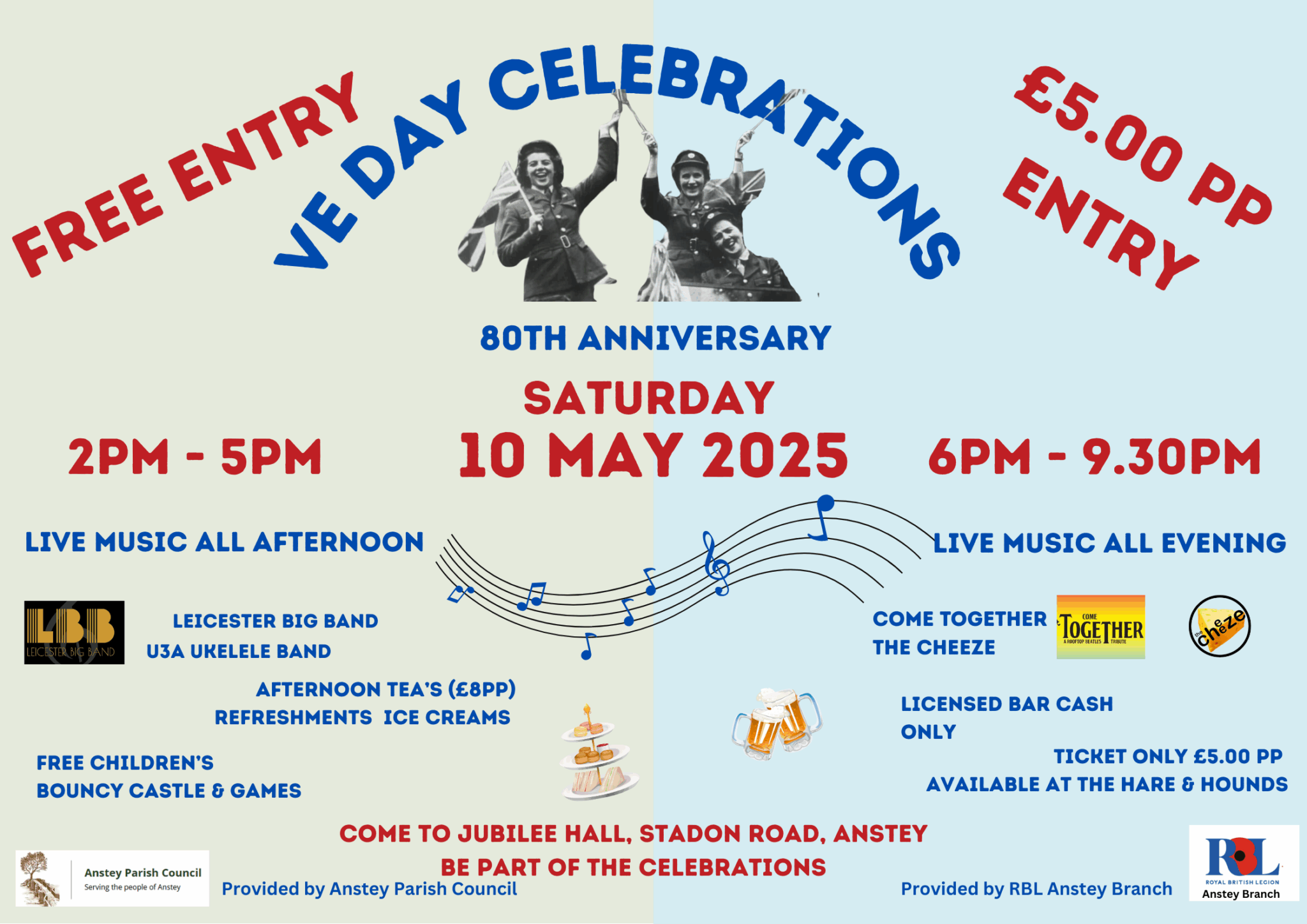 Anstey VE Day Celebrations – VE Day and VJ Day 80